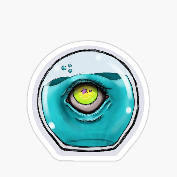 "Eye jar" Sticker for Sale by DyesAwesomeShop | Redbubble