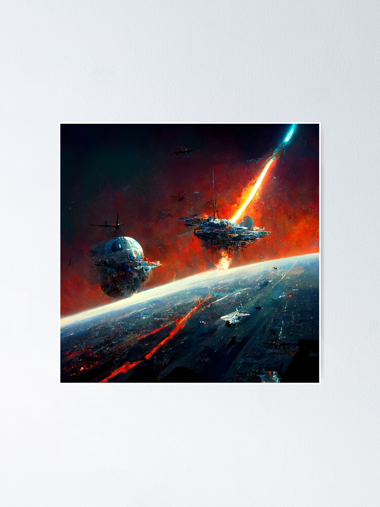 "Slade Wilson Intergalactic War in Space Ultra Realistic" Poster for ...