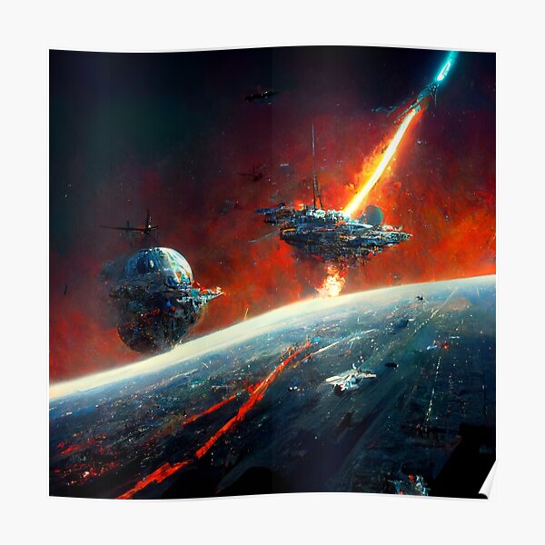 "Slade Wilson Intergalactic War in Space Ultra Realistic" Poster for ...