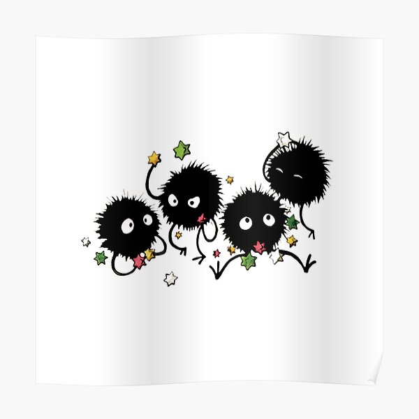 "soot sprites" Poster for Sale by laynlimbic | Redbubble