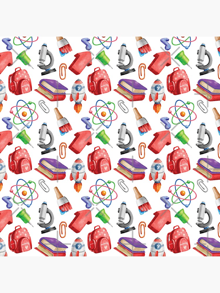 "PREPPY SCHOOL SUPPLIES- BACK TO SCHOOL" Sticker for Sale by PRINYOS ...