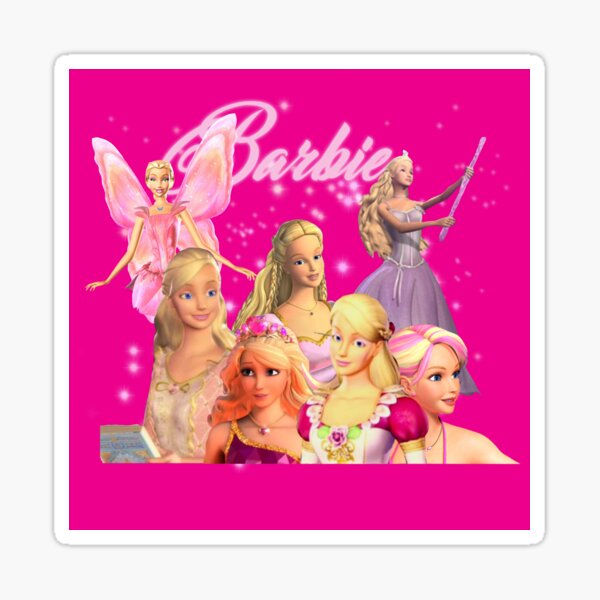 "Barbie Collage " Sticker for Sale by SereneSketches | Redbubble