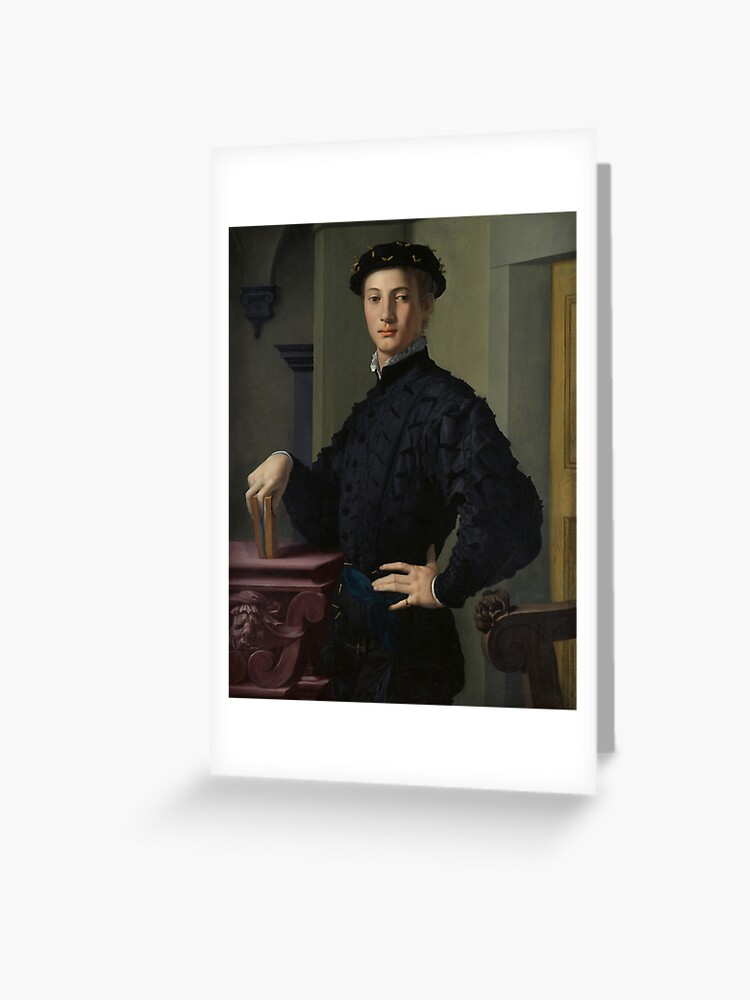 "Portrait of a Young Man | Bronzino | 1530 Renaissance Art" Greeting ...