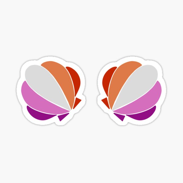 "WLW Mermaid Shell Costume Top" Sticker for Sale by TheMermaidGlory ...