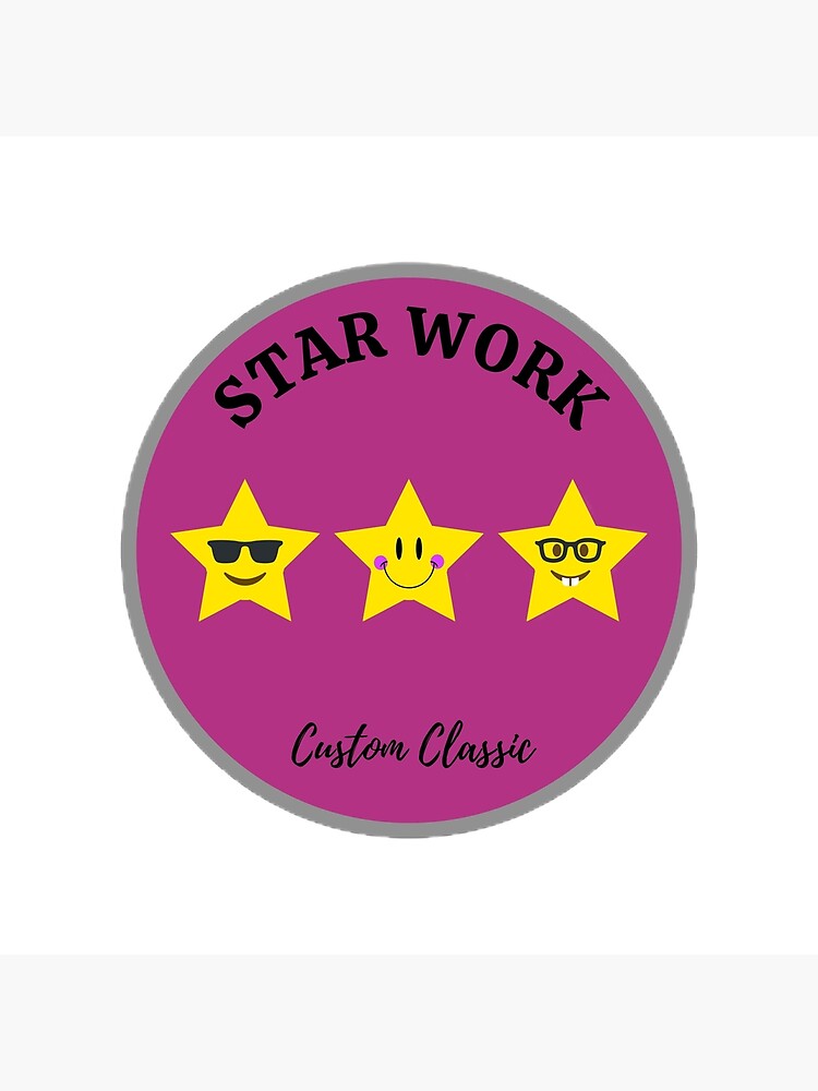 "Star Work The Best Teacher Pink Design" Poster for Sale by BestTeacher ...