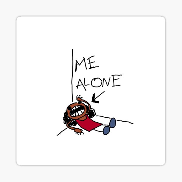 "Lilo Alone Drawing" Sticker for Sale by Vanderburger | Redbubble