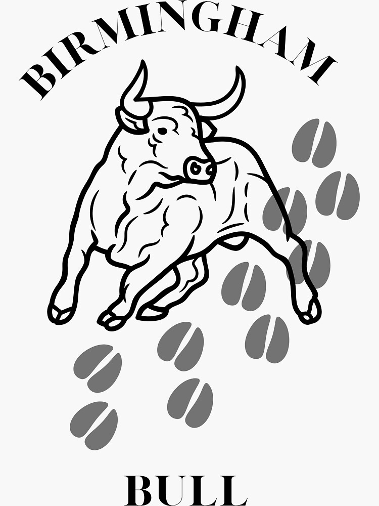 "birmingham bull Foot" Sticker for Sale by uniqueport | Redbubble
