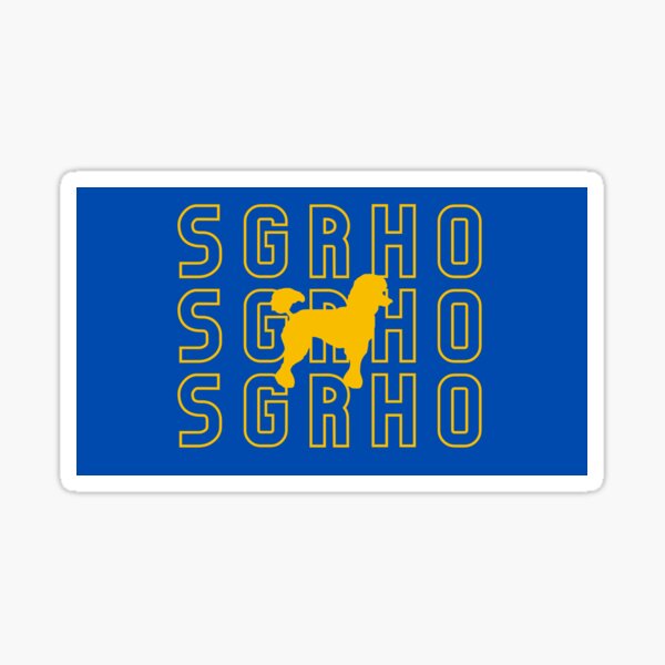 "SGRHO Sigma Gamma Rho HBCU Sorority" Sticker for Sale by DailyLane ...