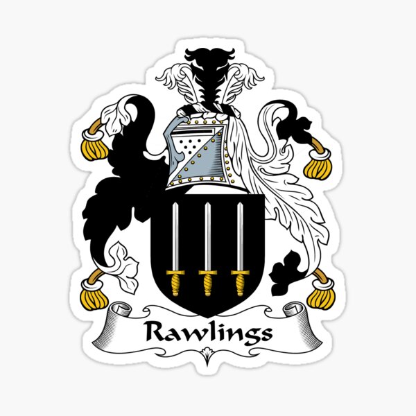 "Rawlings" Sticker by HaroldHeraldry | Redbubble