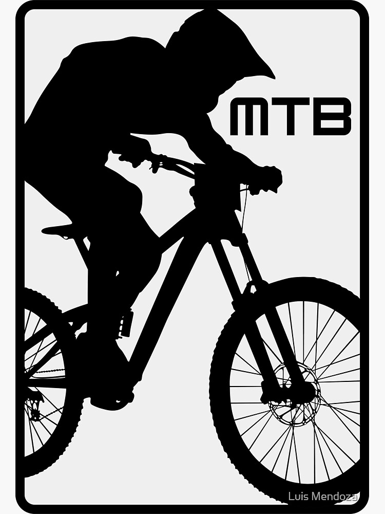 "MTB" Sticker for Sale by lumen2a | Redbubble