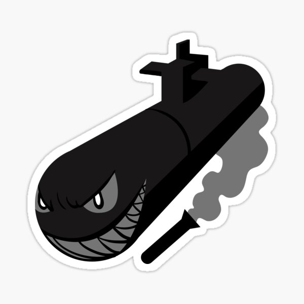 "Submarine Fires Torpedo" Sticker for Sale by Military-Store | Redbubble