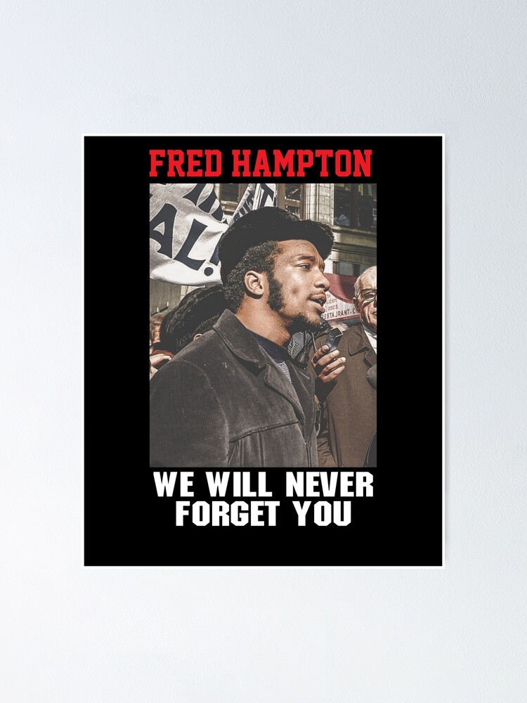 "fred hampton" Poster for Sale by Kawai-girl | Redbubble