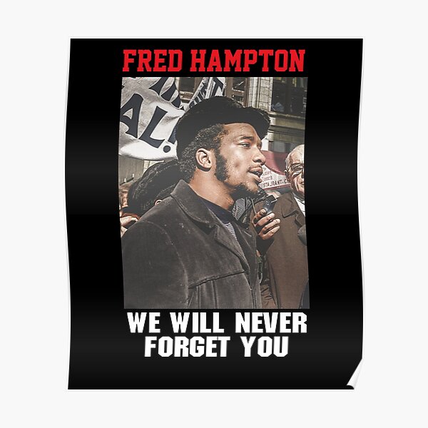 "fred hampton" Poster for Sale by Kawai-girl | Redbubble