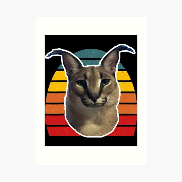 "Big Floppa Meme" Art Print for Sale by definitediffere | Redbubble