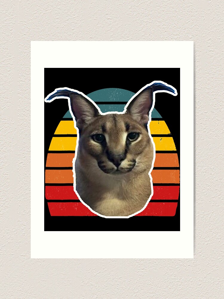 "Big Floppa Meme" Art Print for Sale by definitediffere | Redbubble