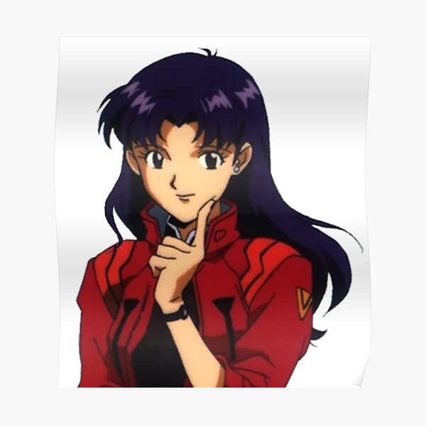 "Misato Katsuragi" Poster for Sale by kawaiicrossing | Redbubble