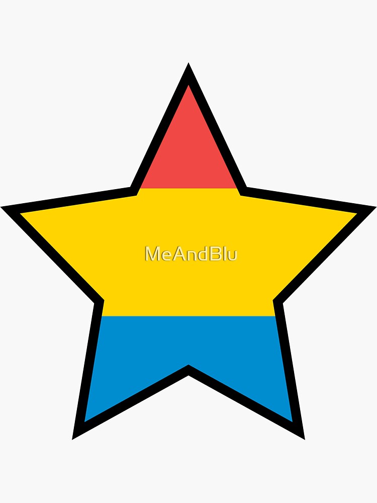 "Pan Star" Sticker for Sale by MeAndBlu | Redbubble