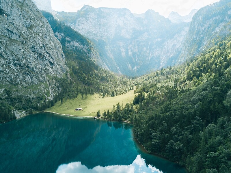 "German Mountain Lake in the Alps - Landscape Photography" by Michael ...
