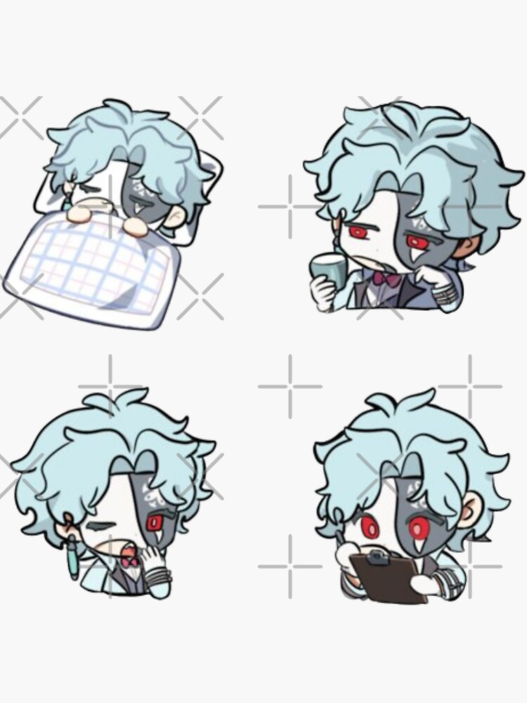 "Genshin Impact Dottore Chibi" Sticker for Sale by stvvpy | Redbubble