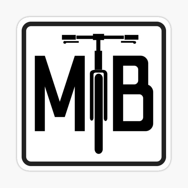"MTB" Sticker for Sale by lumen2a | Redbubble
