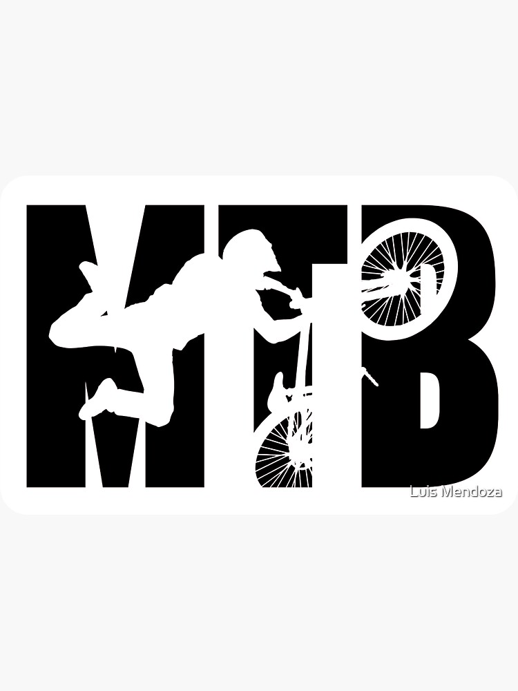 "MTB" Sticker for Sale by lumen2a | Redbubble