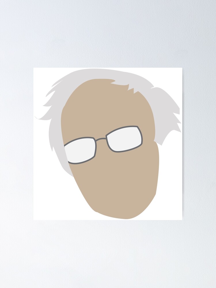 "Bernie's Face" Poster by alohaitsseana | Redbubble