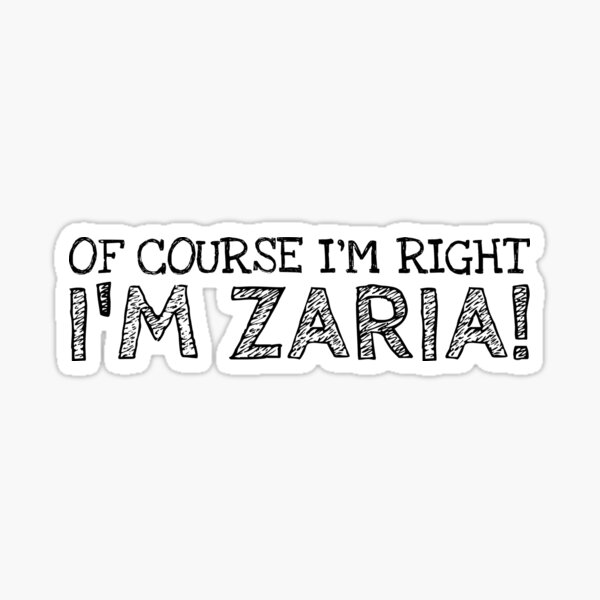 Zaria Name Coloring