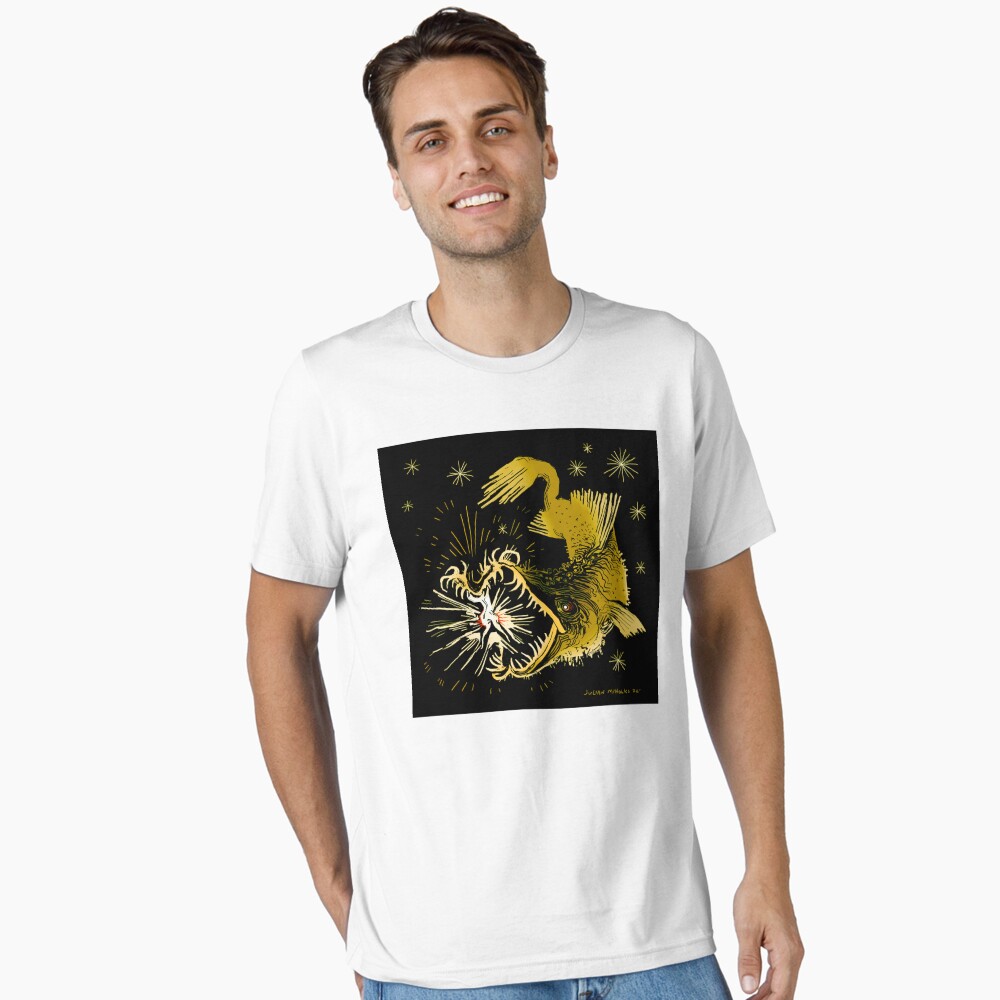 "Thaumatichthys binghami anglerfish" Sticker for Sale by jomajaba ...