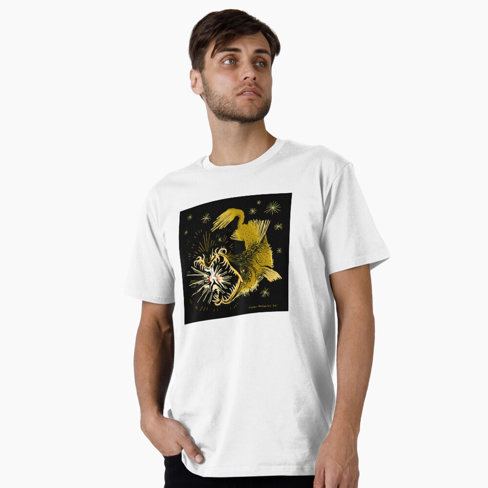 "Thaumatichthys binghami anglerfish" Sticker for Sale by jomajaba ...