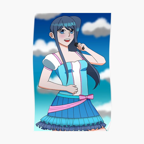 "Danganronpa Sayaka Maizono Idol" Poster for Sale by EmptyEcho | Redbubble