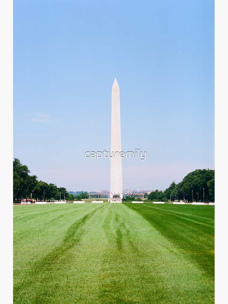 "Washington Monument" Sticker for Sale by capturemily | Redbubble
