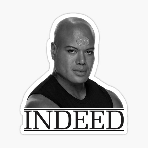 "Indeed" Sticker for Sale by Mishmi | Redbubble