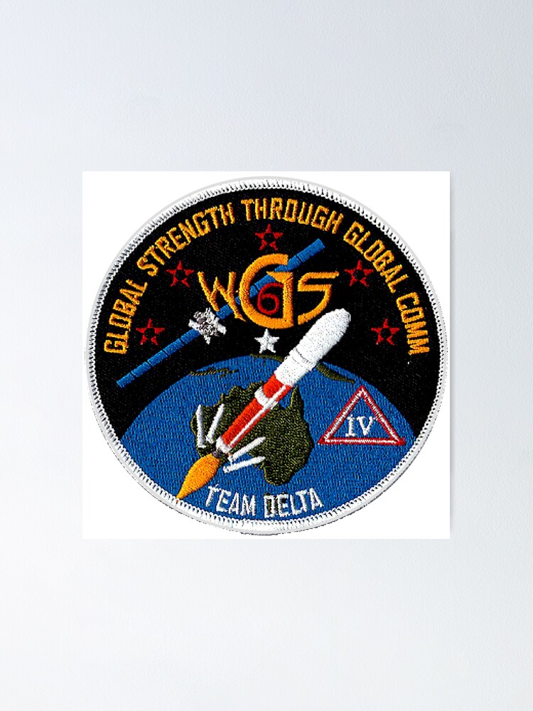 Póster «WGS-6 Launch Team Logo» de Quatrosales | Redbubble
