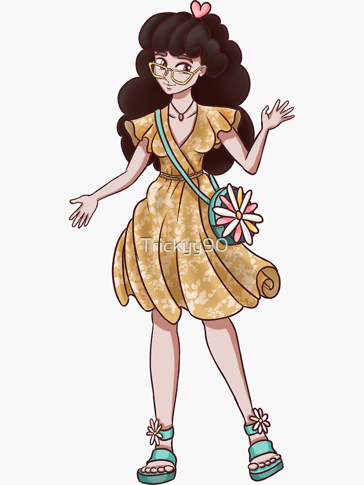 "Yellow Specs" Sticker for Sale by Trickyy90 | Redbubble