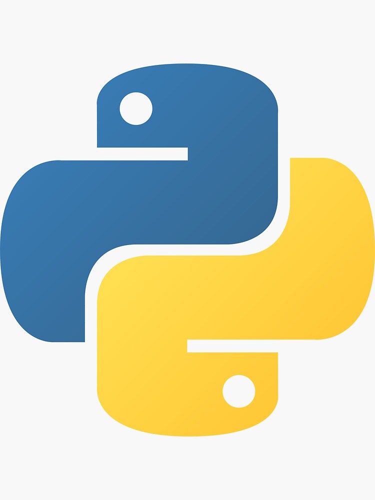 "Python Programming" Sticker for Sale by vladocar | Redbubble