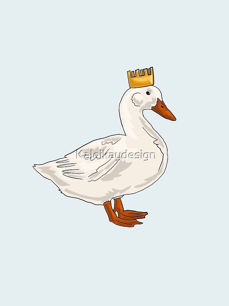 "King duck, duck wearing a crown " Poster for Sale by Kaleikaydesign ...