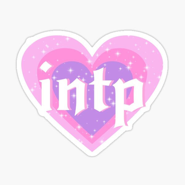 "intp heart" Sticker for Sale by venusbyliv | Redbubble