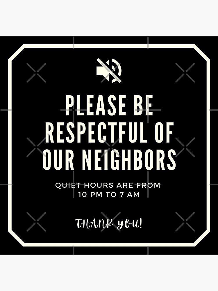 Quiet Hours Sign - Black Premium Matte Vertical Poster sold by Capybara ...