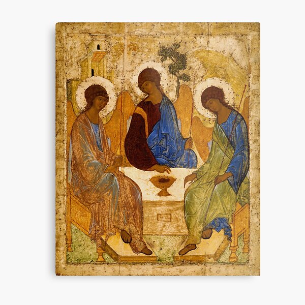 "Holy Trinity Painting Rublev Trinity Print Icon Christian Religious ...