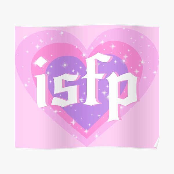 "isfp heart" Poster for Sale by venusbyliv | Redbubble