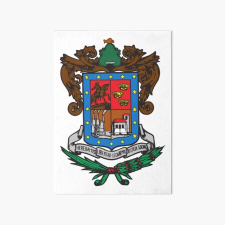 "Michoacán Coat of Arms, Mexico" Art Board Print for Sale by Tonbbo ...