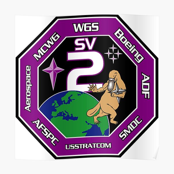 "Wideband Global SATCOM system 2 (WGS-2) " Poster for Sale by ...