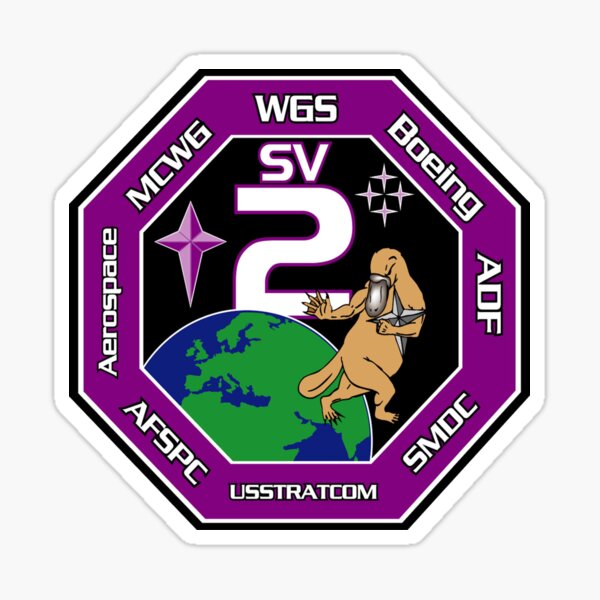 "Wideband Global SATCOM system 2 (WGS-2) " Sticker for Sale by ...