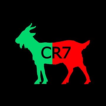 "CR7 GOAT Tuga" Sticker for Sale by VRedBaller | Redbubble