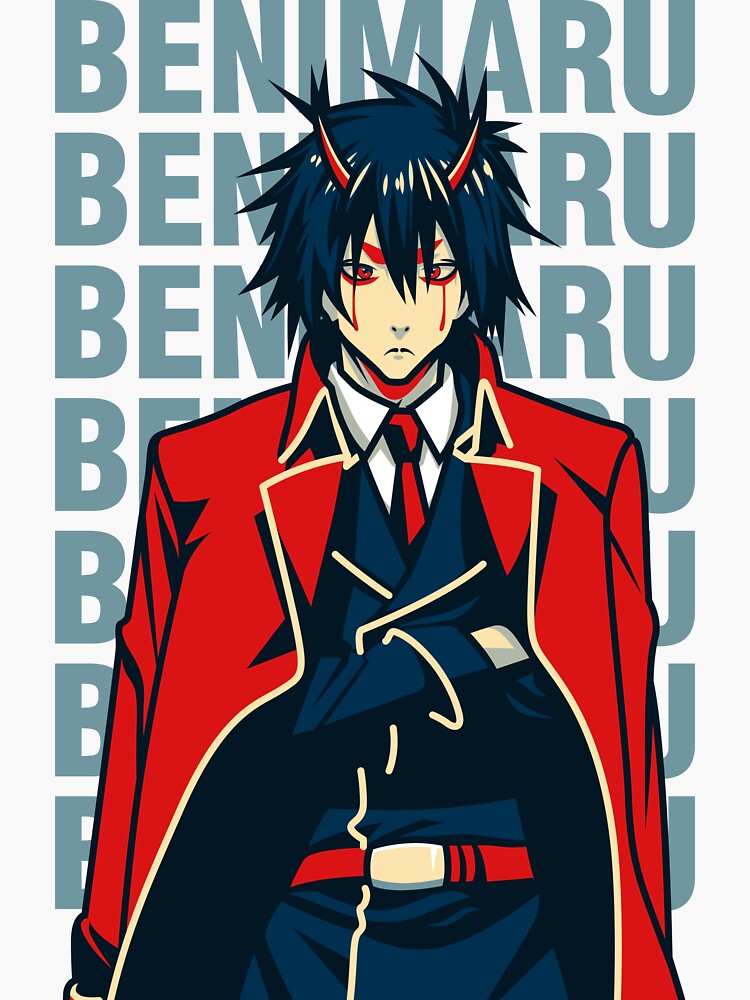 "Copy of Tensura: Benimaru Tempest" Sticker for Sale by hidayahcreative | Redbubble