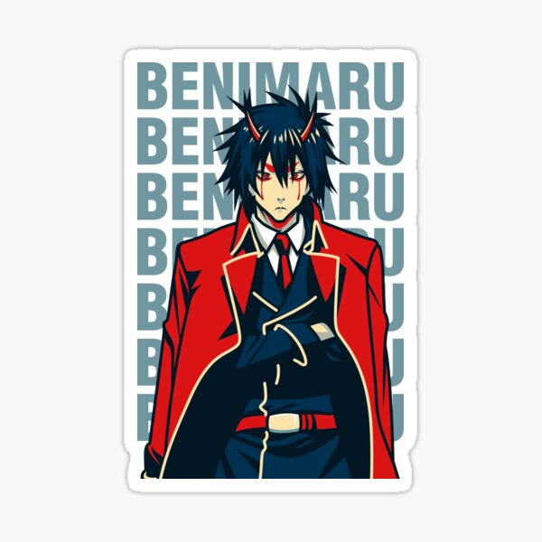 "Copy of Tensura: Benimaru Tempest" Sticker for Sale by hidayahcreative ...
