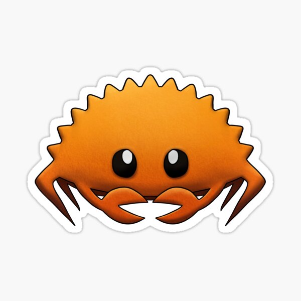 "Ferris the crab " Sticker for Sale by TodayIDrew | Redbubble