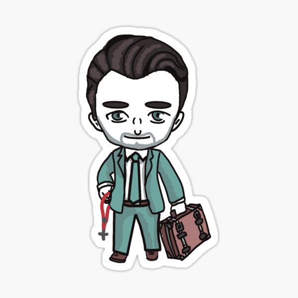 "Chibi Joseph The Rosary Doctor " Sticker for Sale by HappyRandomArt ...