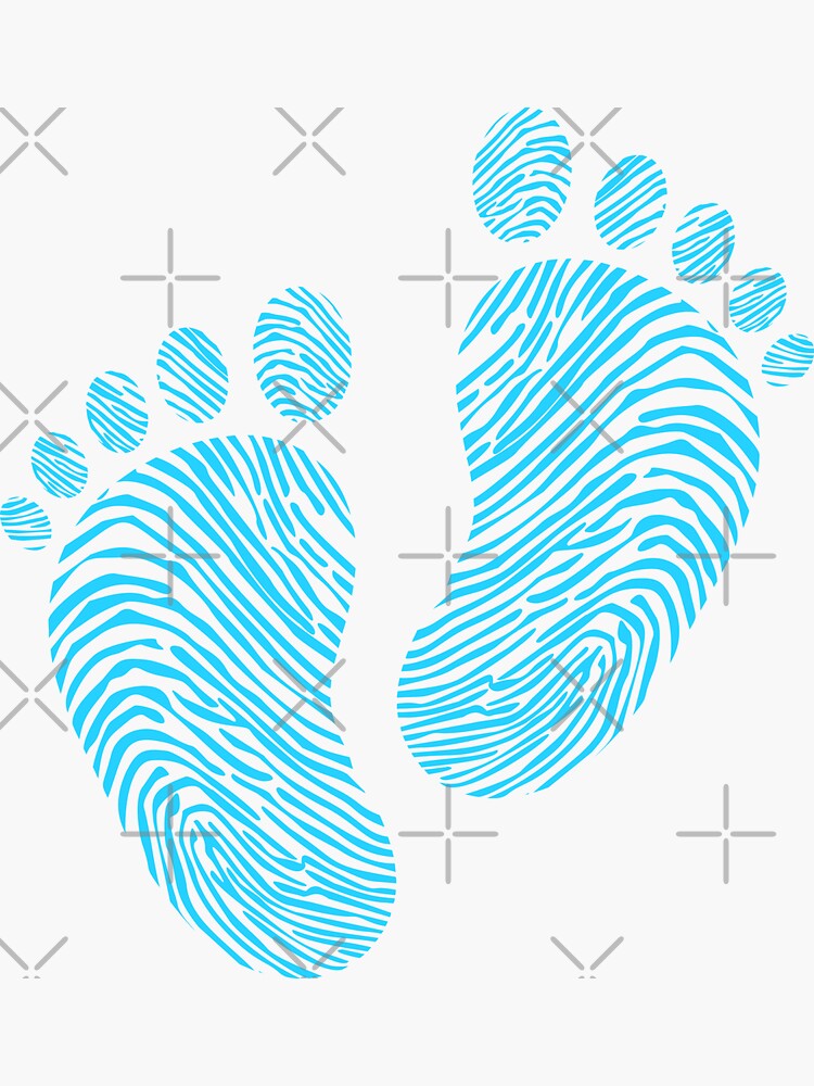 "Baby footsteps" Sticker by sashica | Redbubble