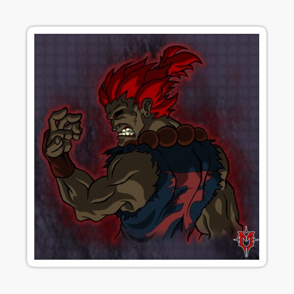 "Akuma" Sticker by Masebreaker | Redbubble